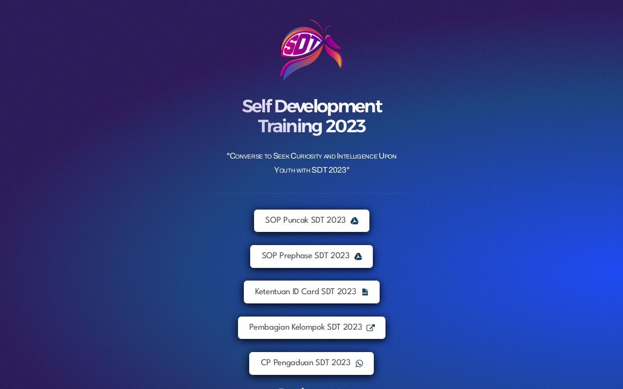Self Development Training